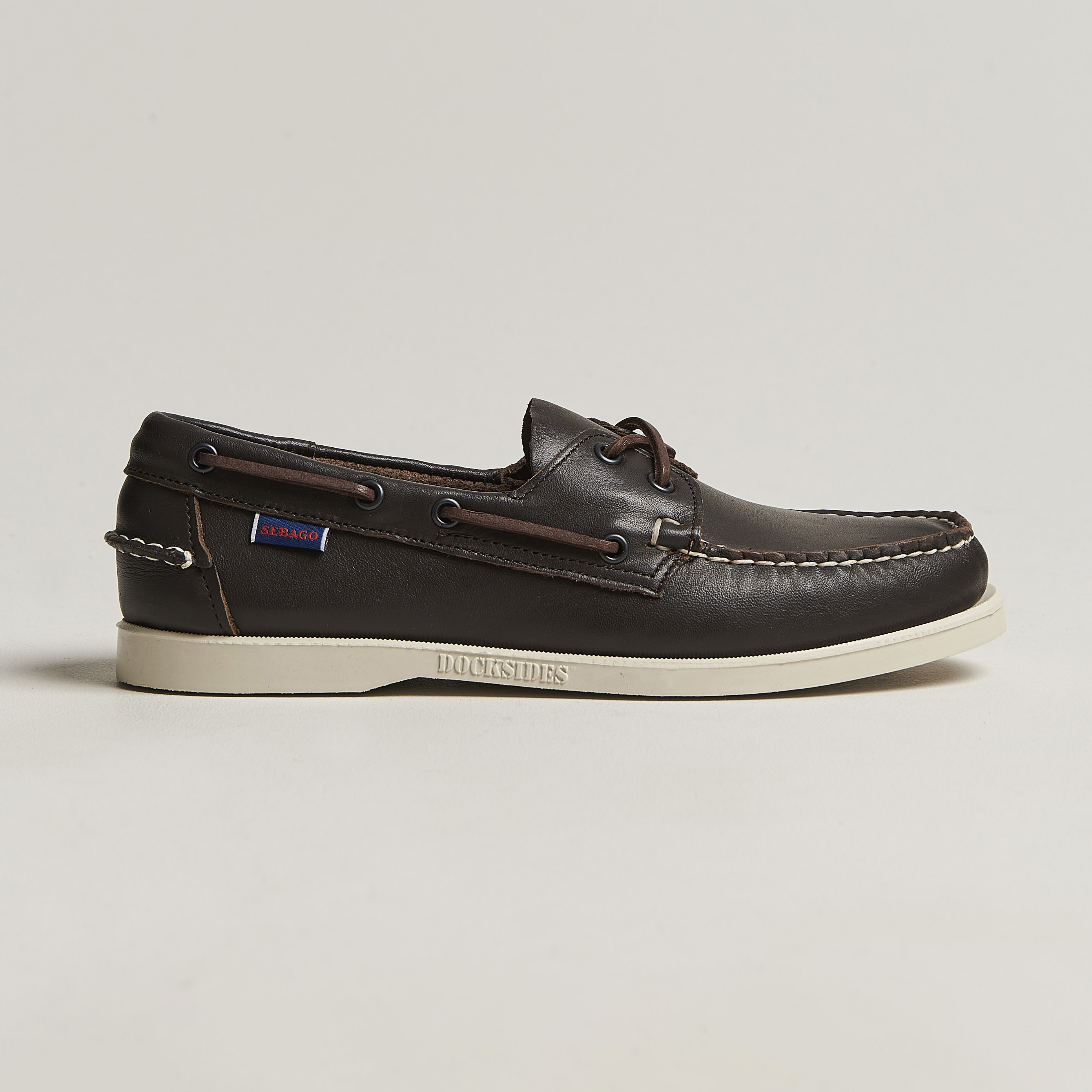 Sebago Dockside Boat Shoe Dark Brown | Man - CareOfCarl.nl