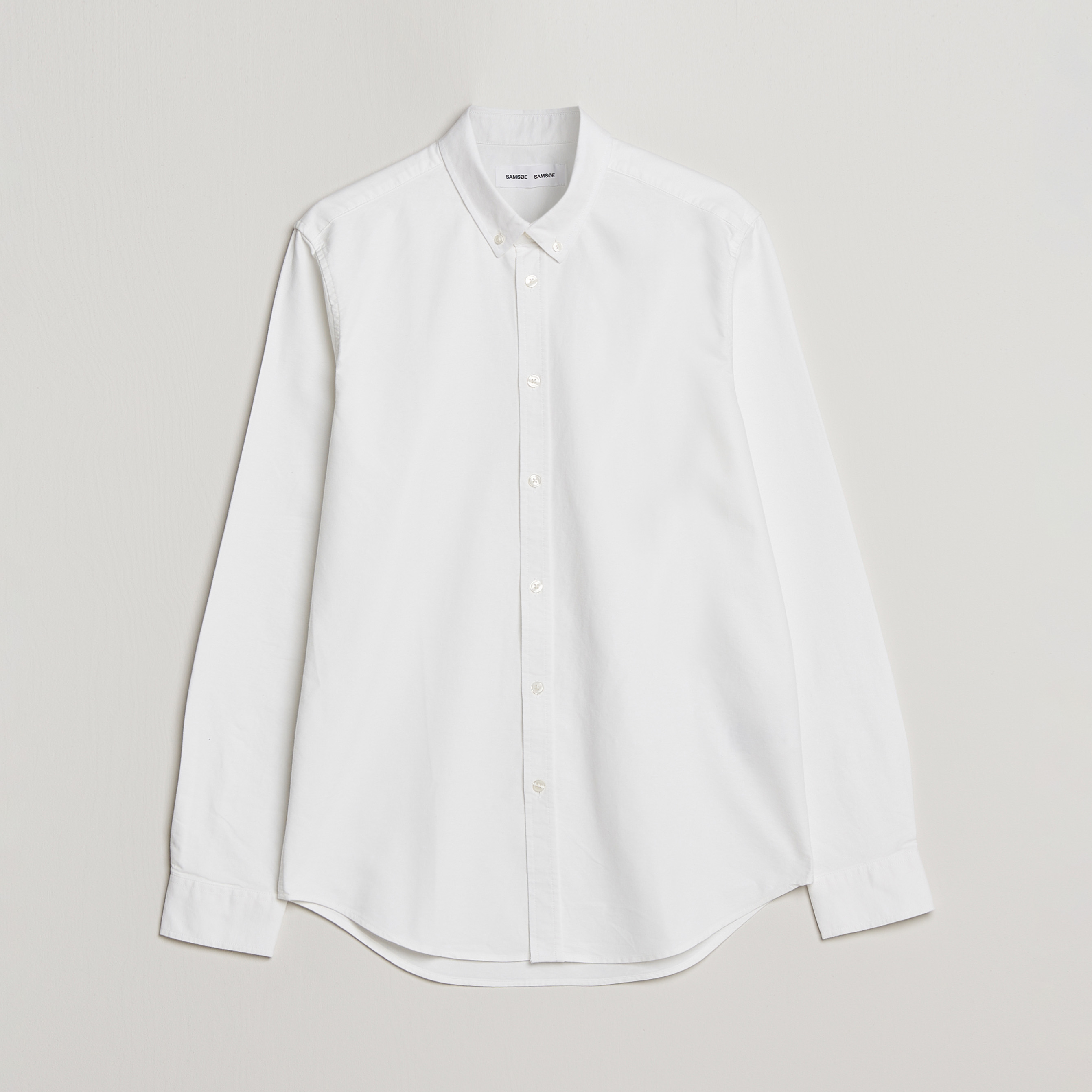 Samsøe Samsøe Liam Button Down Shirt White | Man - CareOfCarl.nl