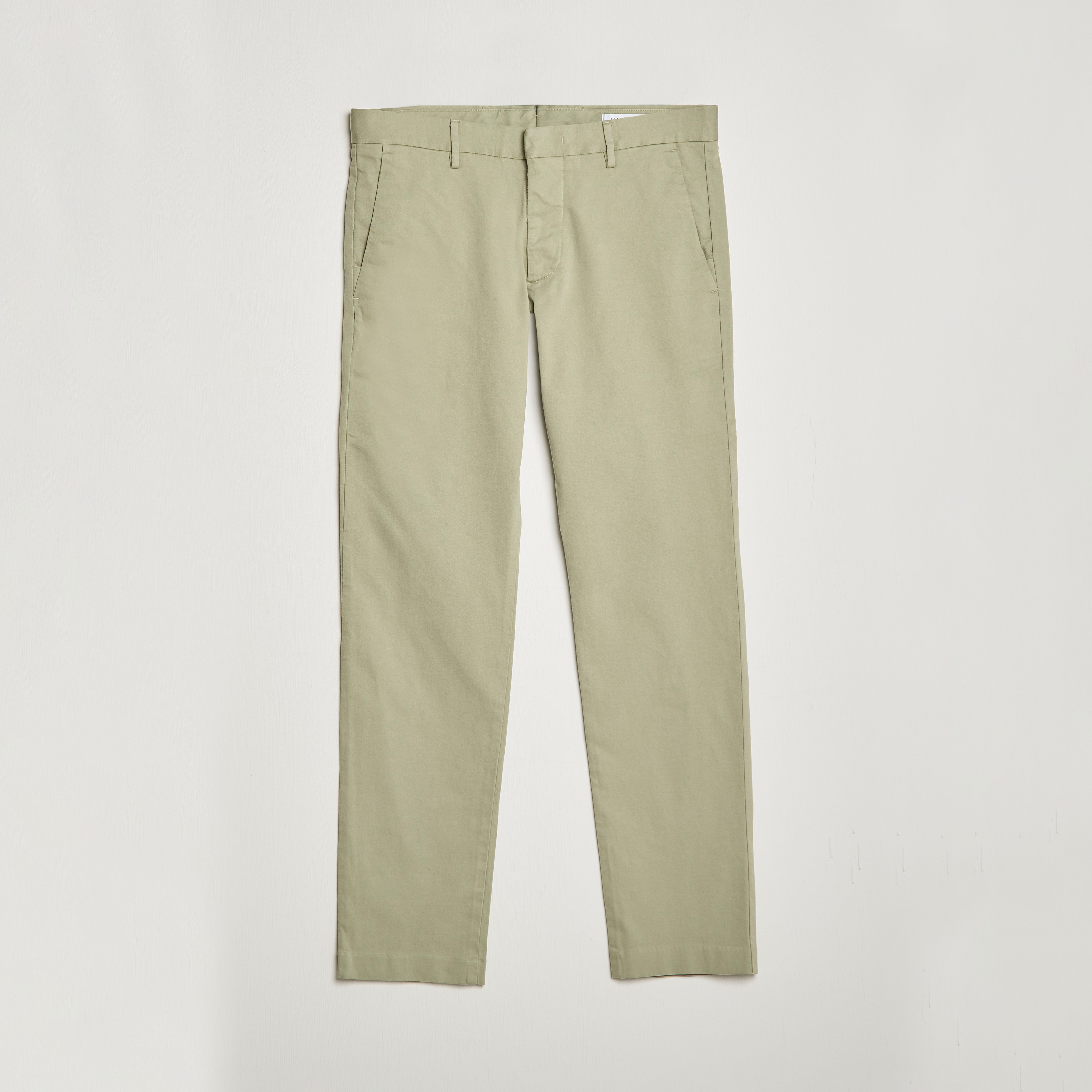 NN07 Theo Regular Fit Stretch Chinos Oil Green | Man - CareOfCarl.nl