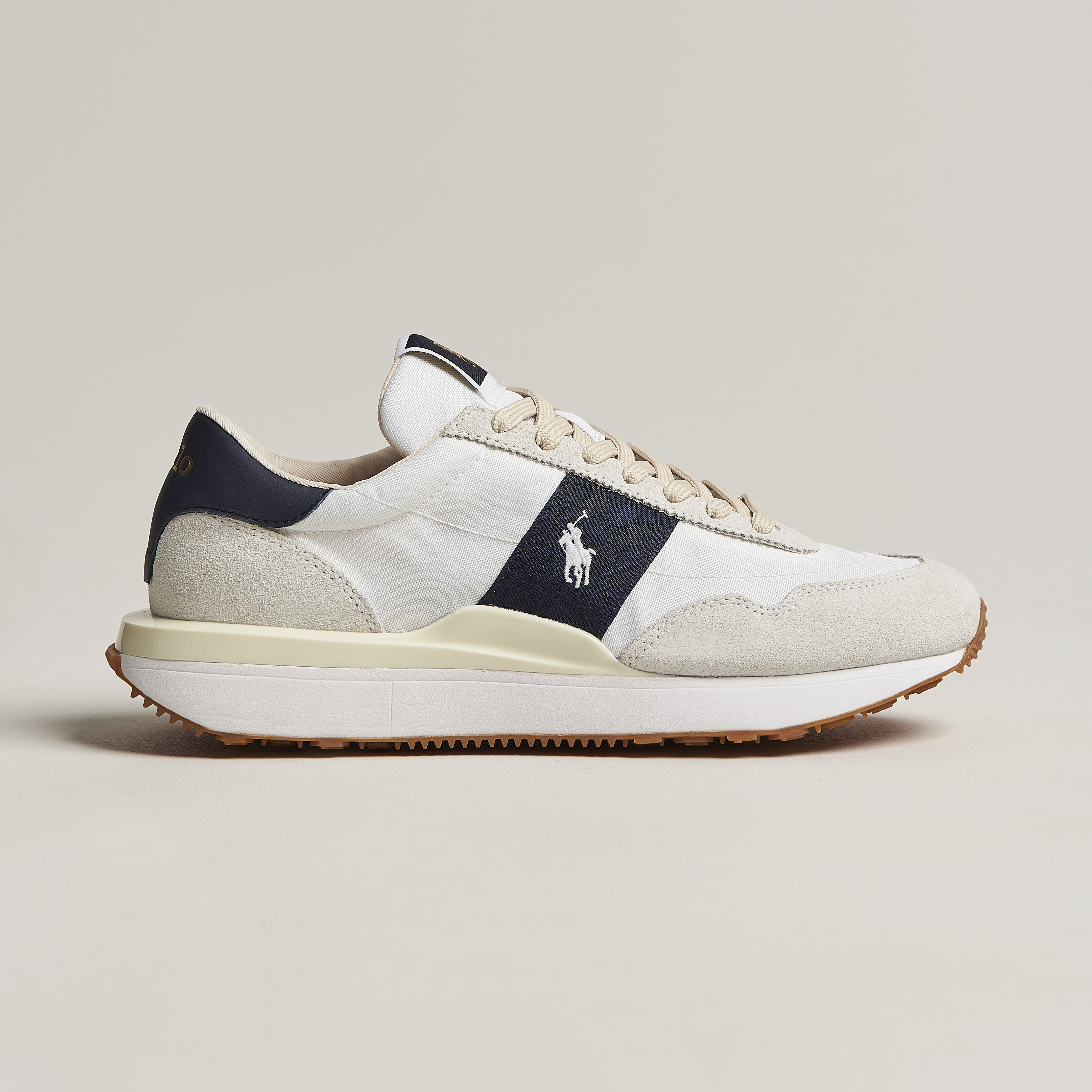 Polo Ralph Lauren Train 89 Running Sneaker White/Hunter Navy | Man - CareOf
