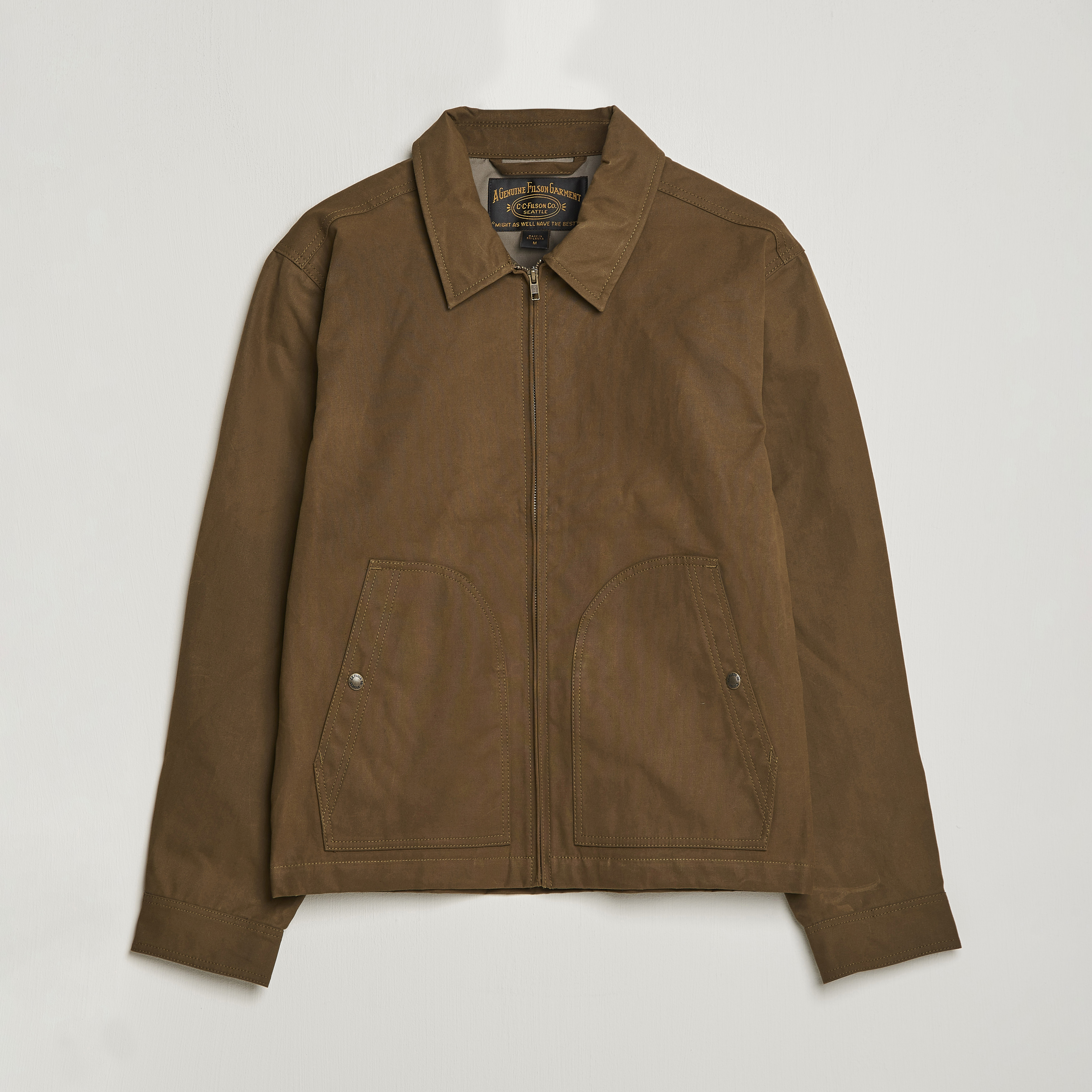 Filson Ranger Crewman Jacket Olive Drab | Man - CareOfCarl.nl