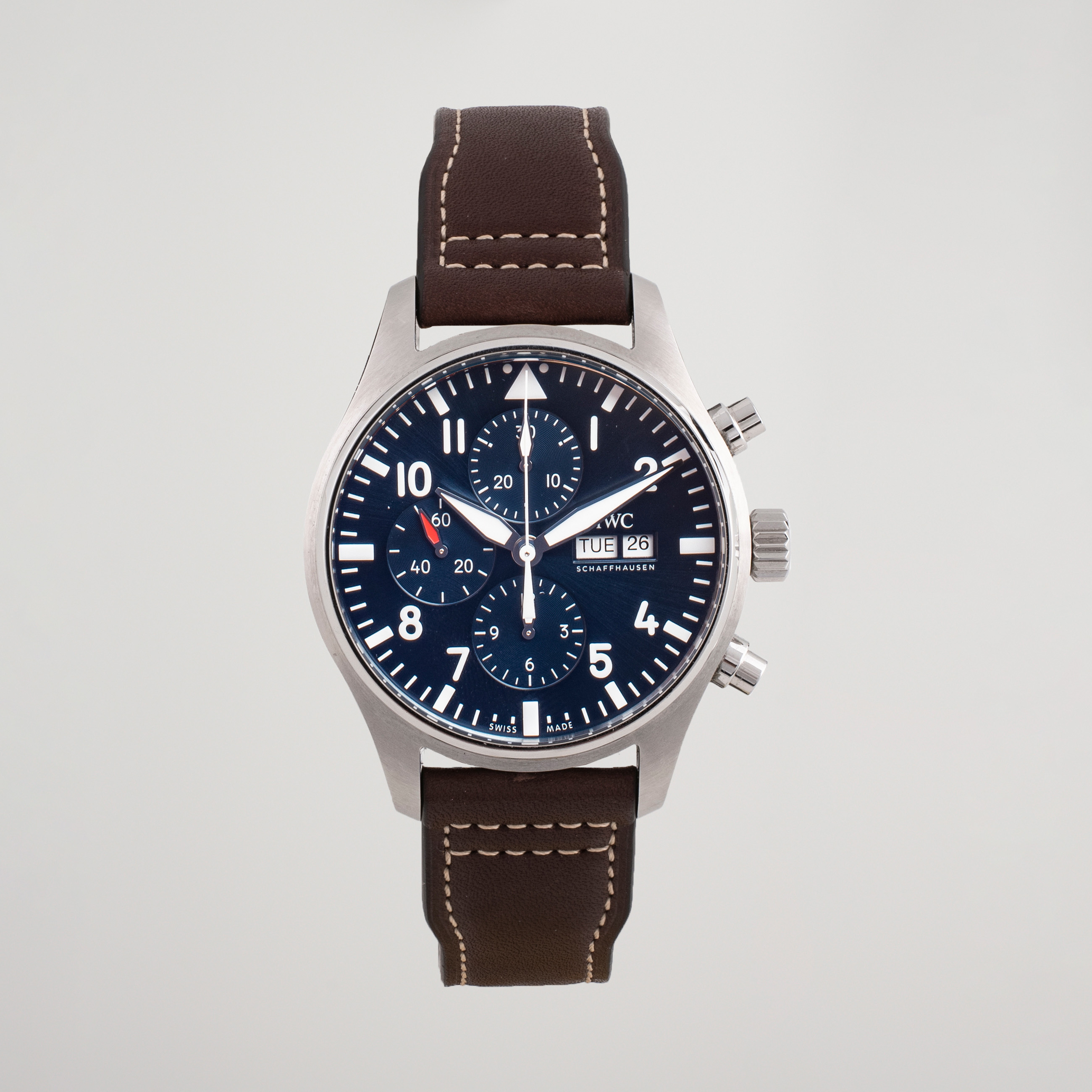 IWC Pre-Owned Le Petit Prince Chronograph IW377714 Steel Blue | Man - CareO