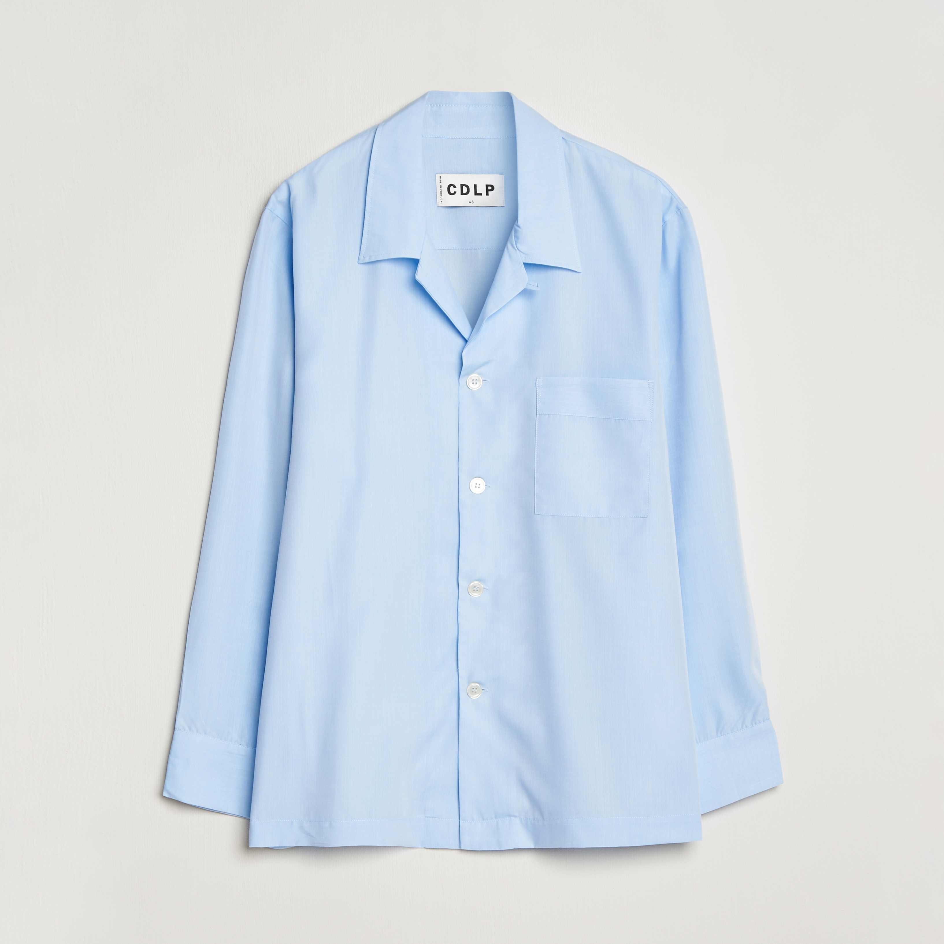 CDLP Long Sleeve Pyjama Shirt Sky Blue | Man - CareOfCarl.nl