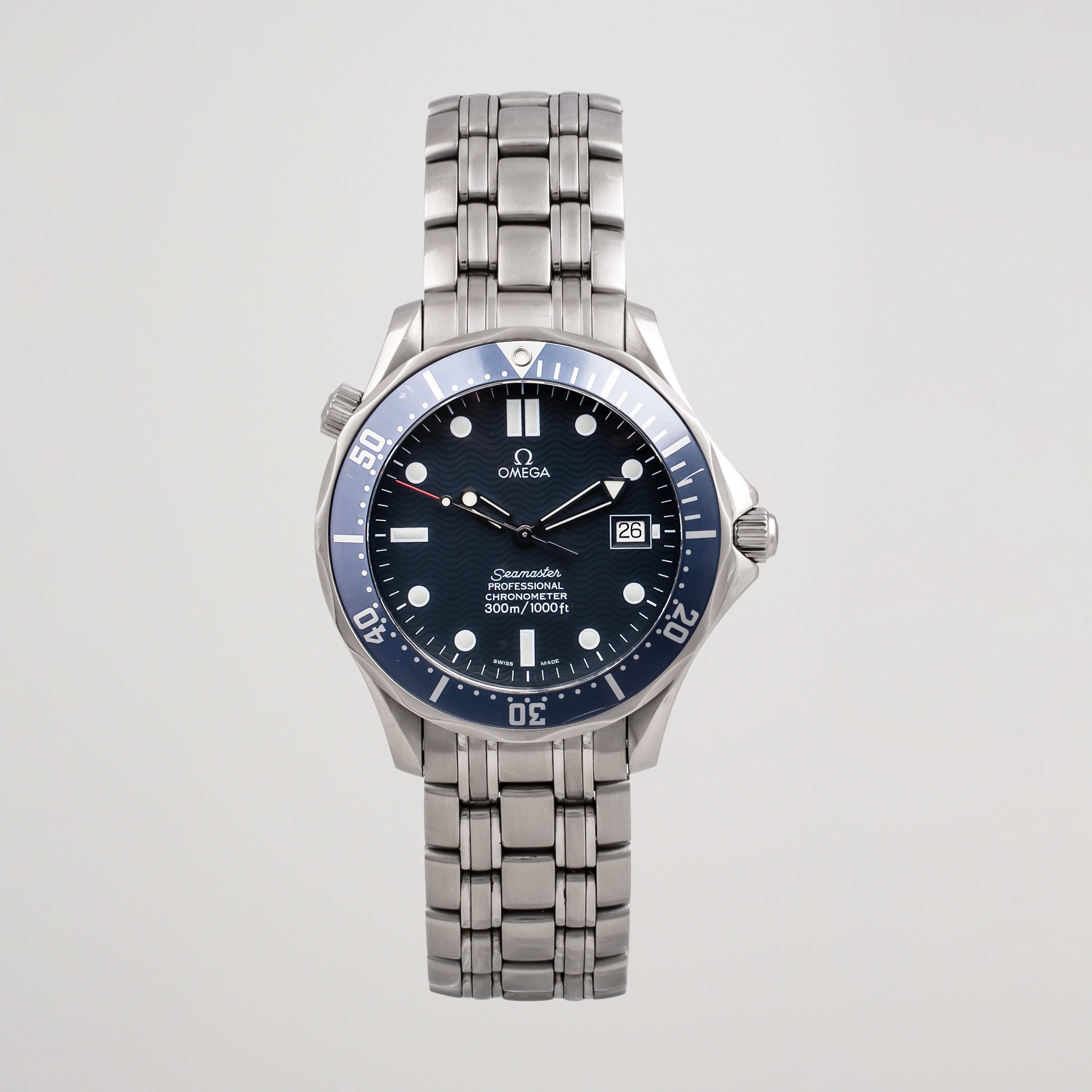 Omega Pre-Owned Seamaster Diver 300M 25318000 Steel Blue | Man - CareOfCarl