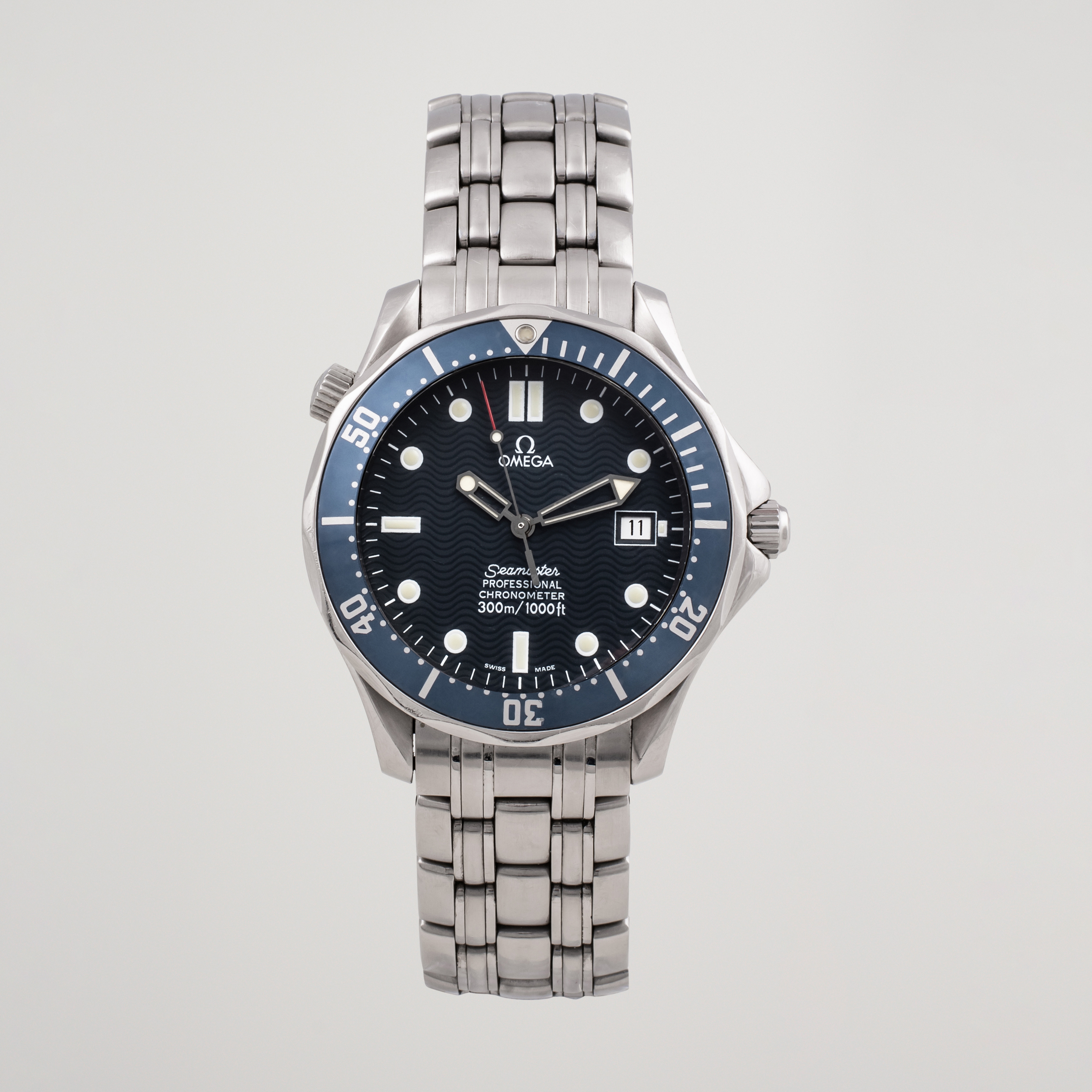Omega Pre-Owned Seamaster Diver 300M 25318000 Steel Blue | Man - CareOfCar
