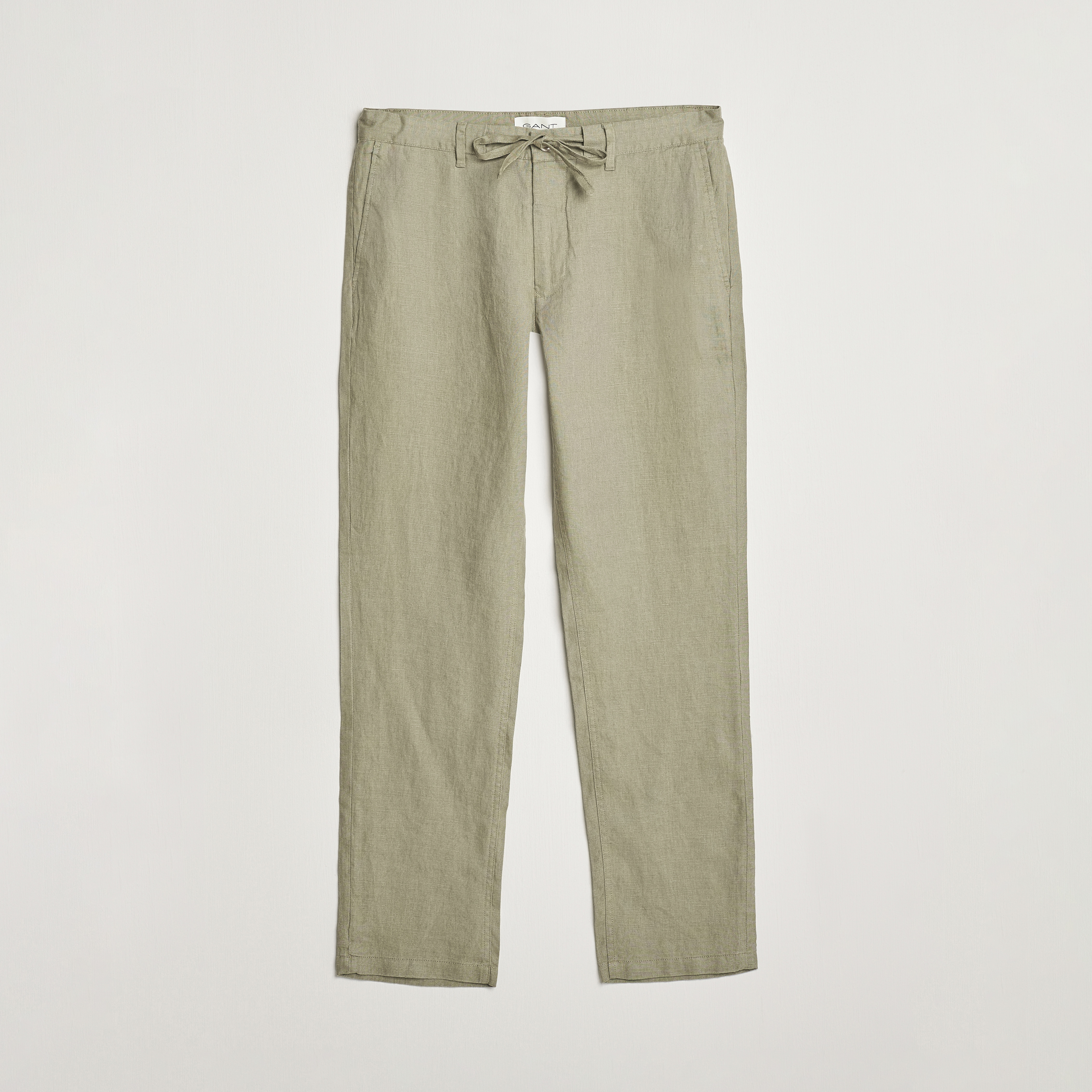 GANT Relaxed Linen Drawstring Pants Dried Clay | Man - CareOfCarl.nl