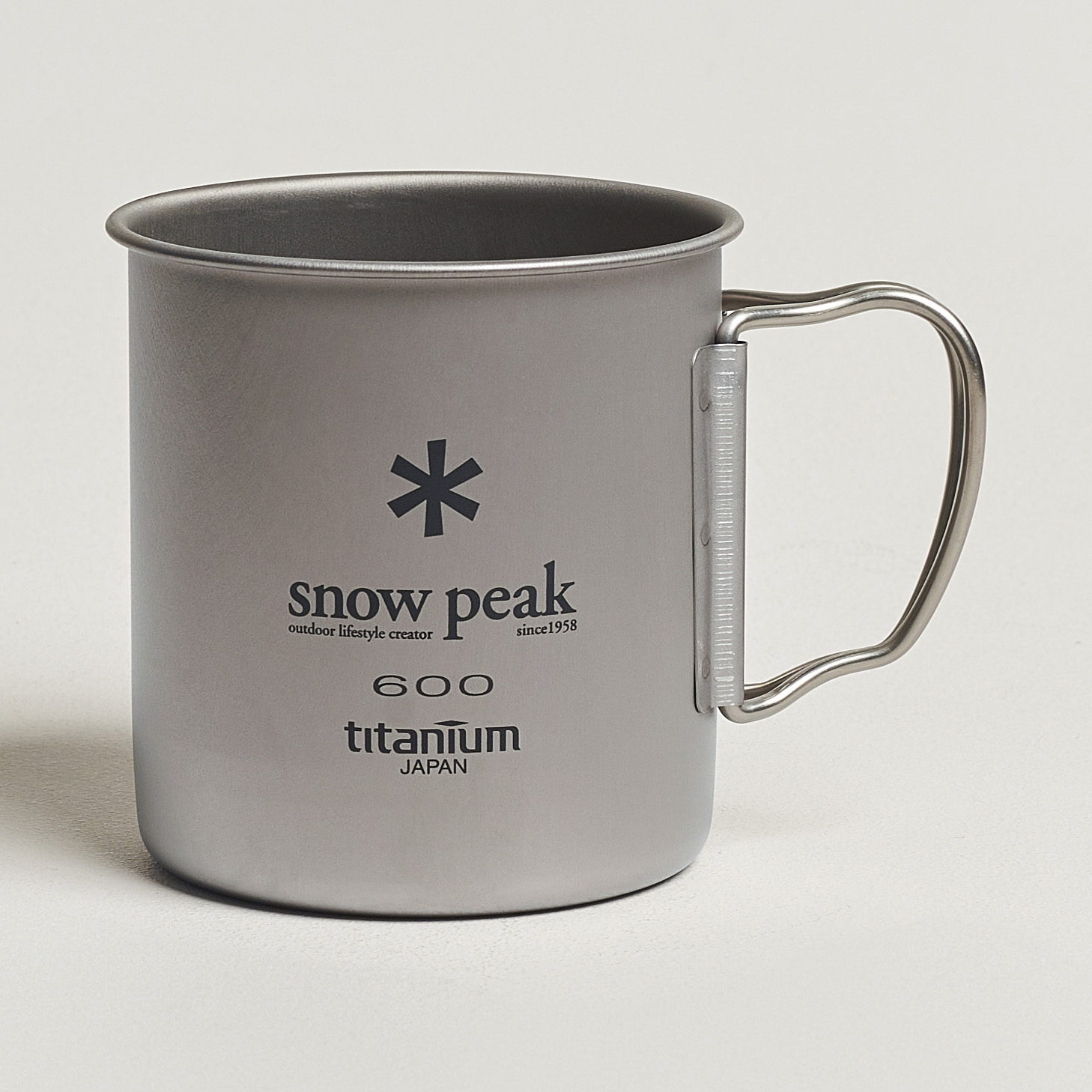 Snow Peak Single Wall Mug 600 Titanium | Man - CareOfCarl.nl