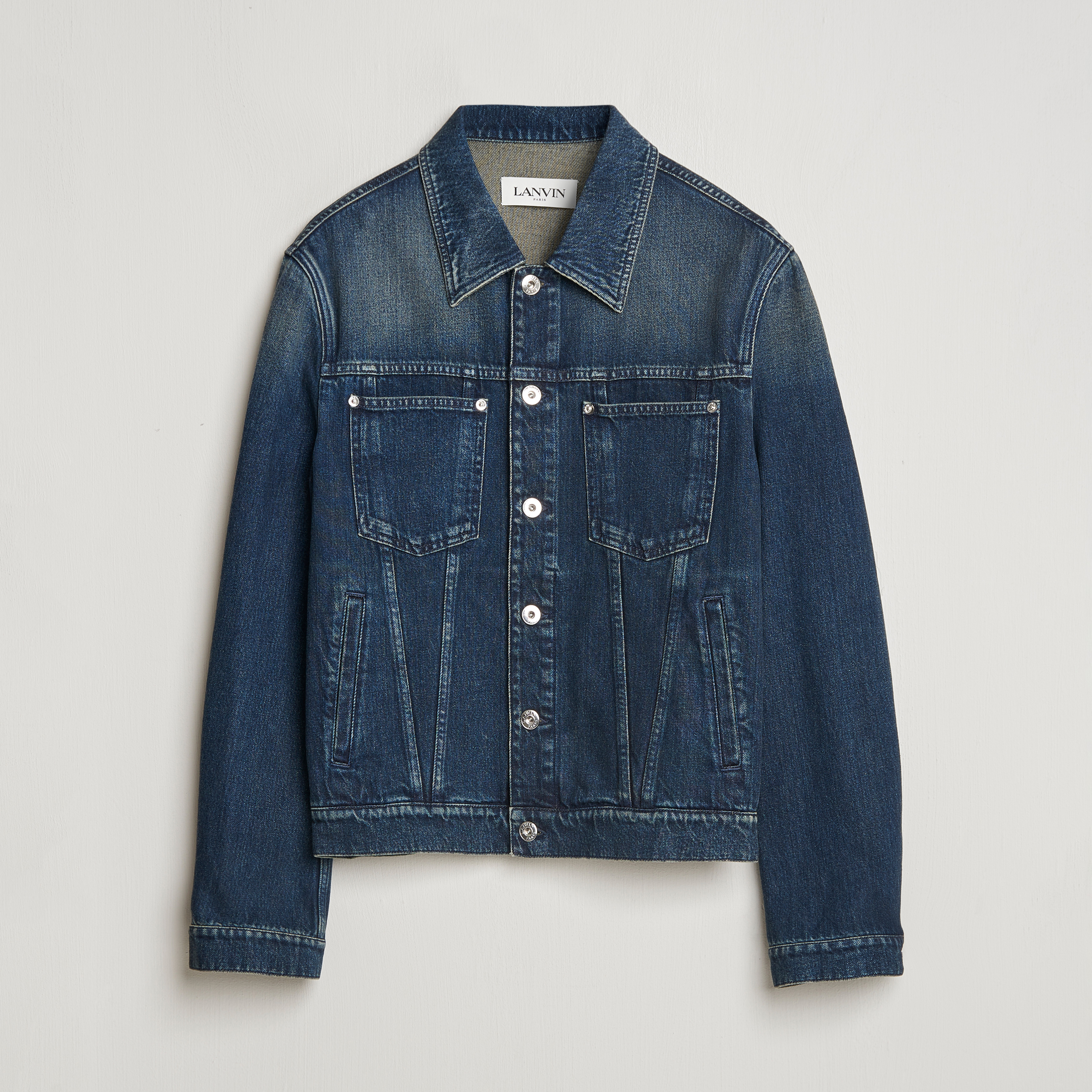 Lanvin Classic Denim Jacket Medium Blue | Man - CareOfCarl.nl