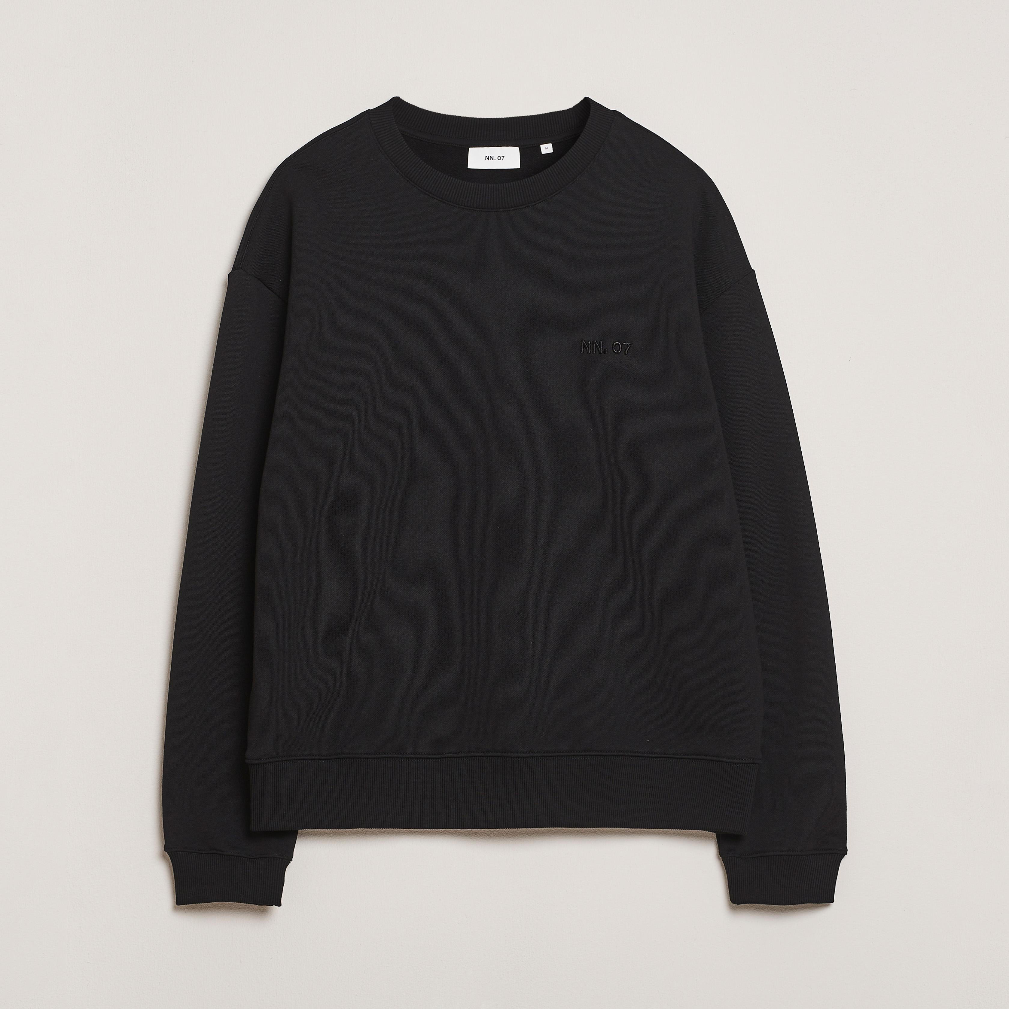 NN07 David Crew Neck Sweatshirt Black | Man - CareOfCarl.nl