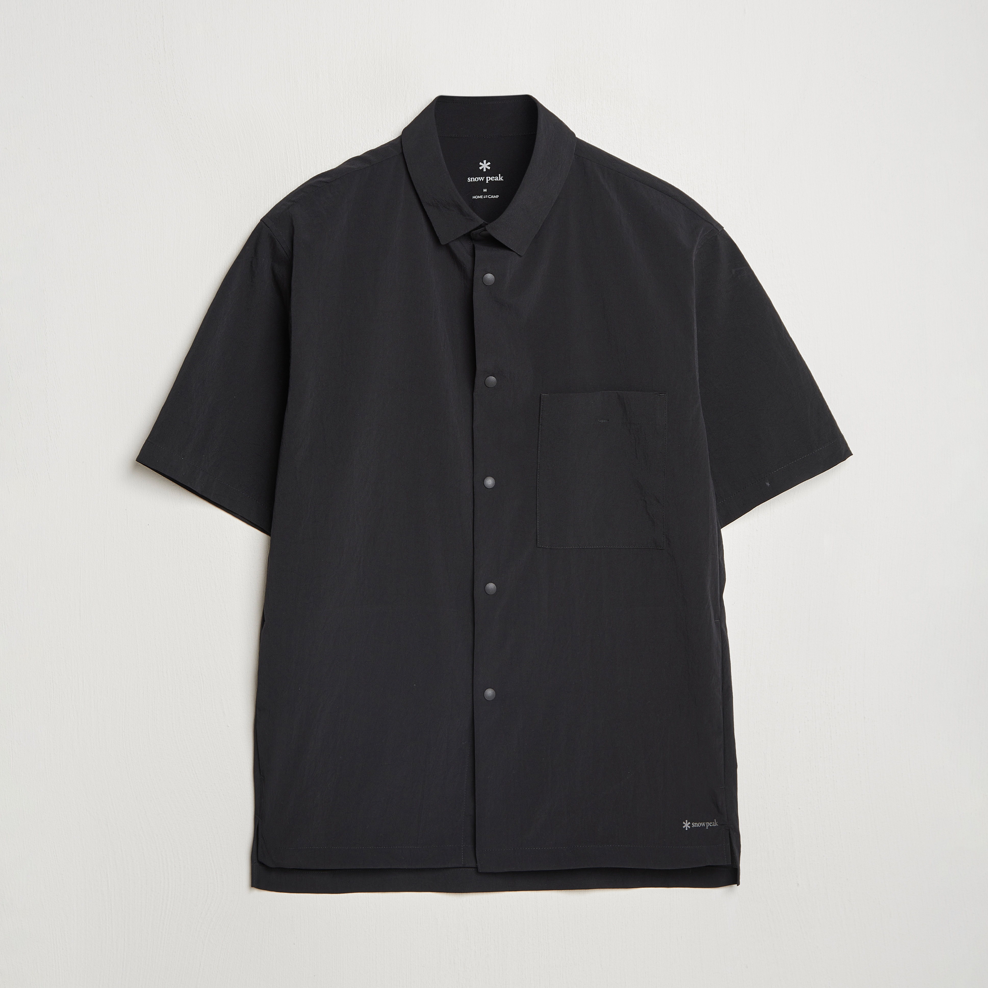 Snow Peak Quick Dry Shirt Black | Man - CareOfCarl.nl