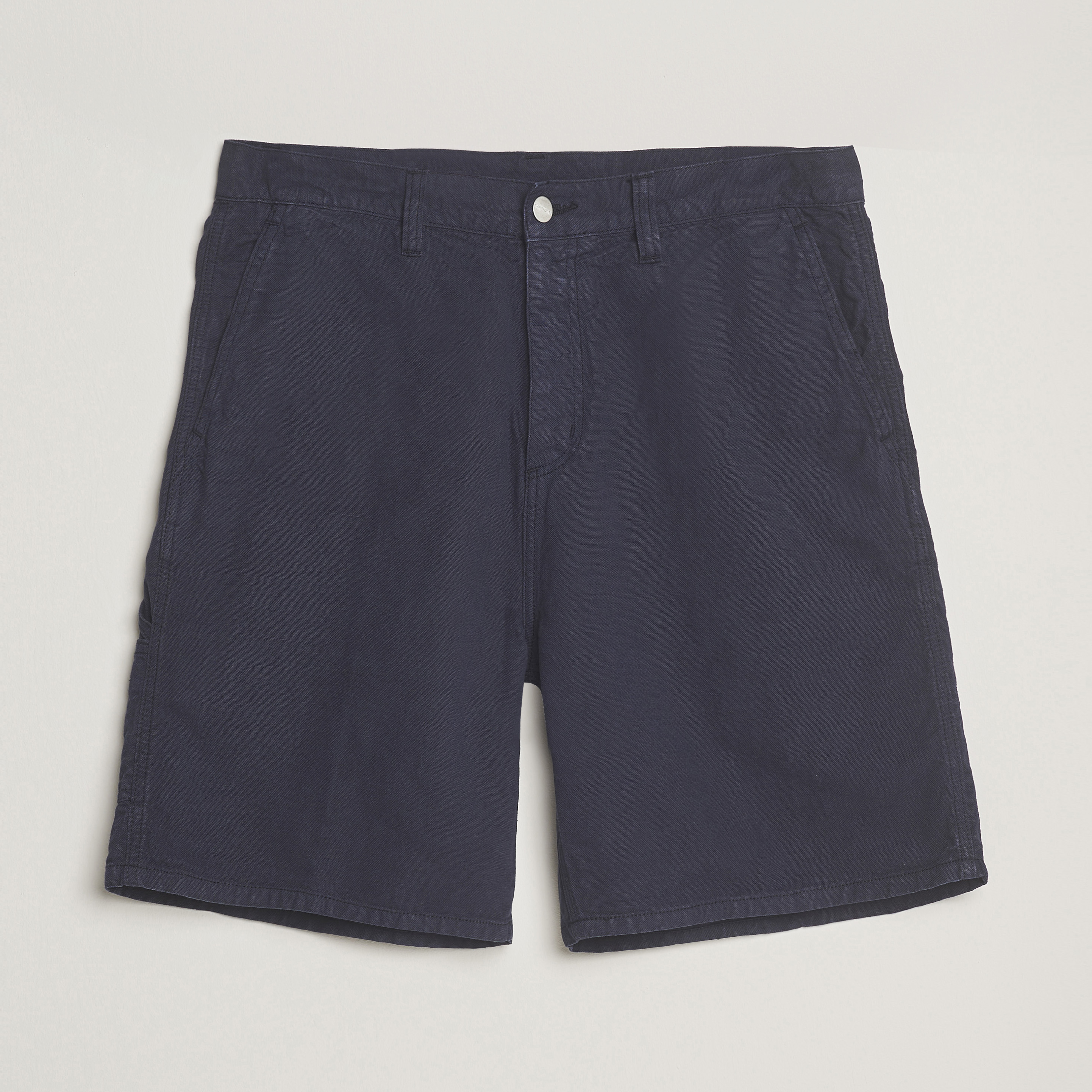 Carhartt WIP Walter Single Knee Cotton/Linen Short Dark Navy | Man - CareOf