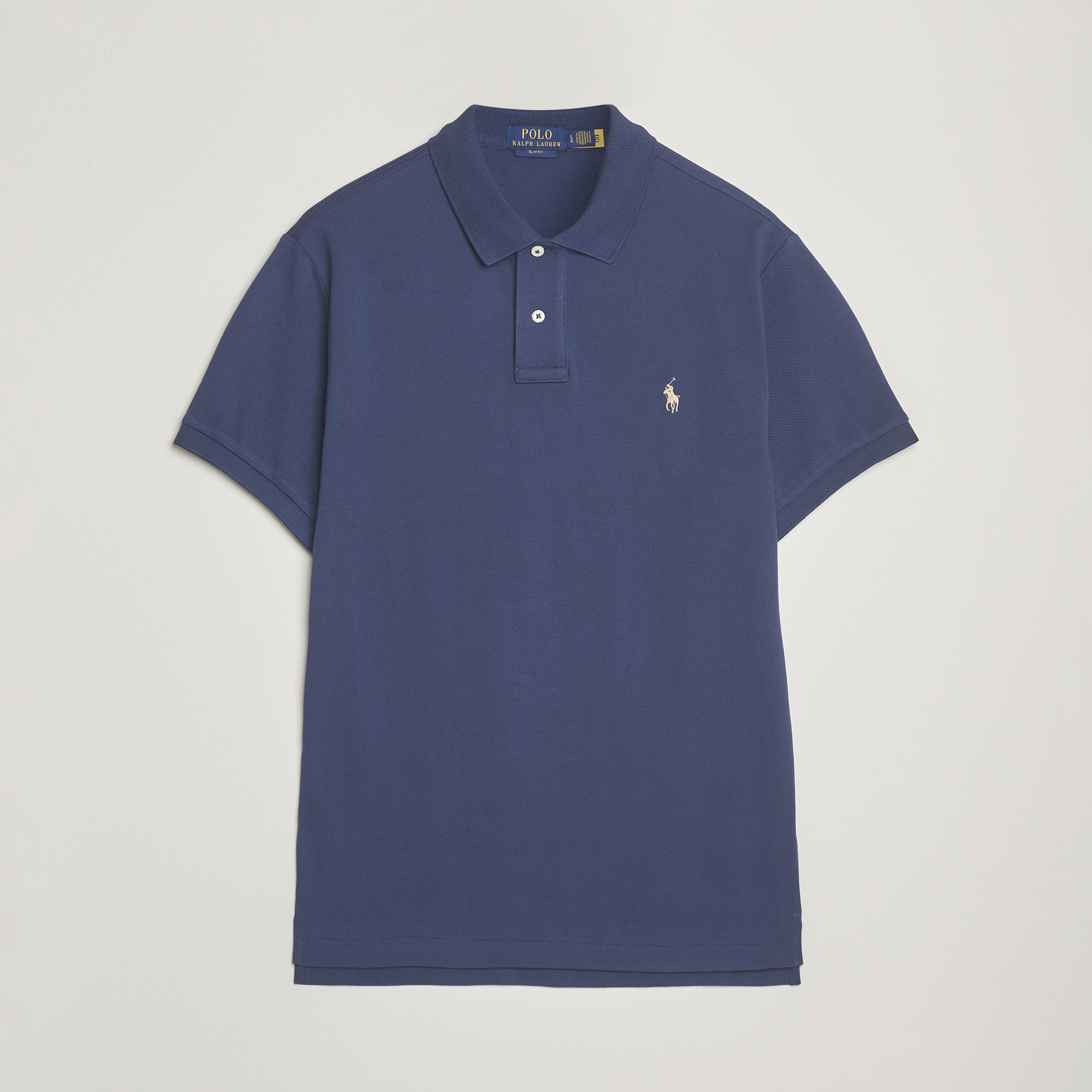 Polo Ralph Lauren Slim Fit Polo Rustic Navy | Man - CareOfCarl.nl