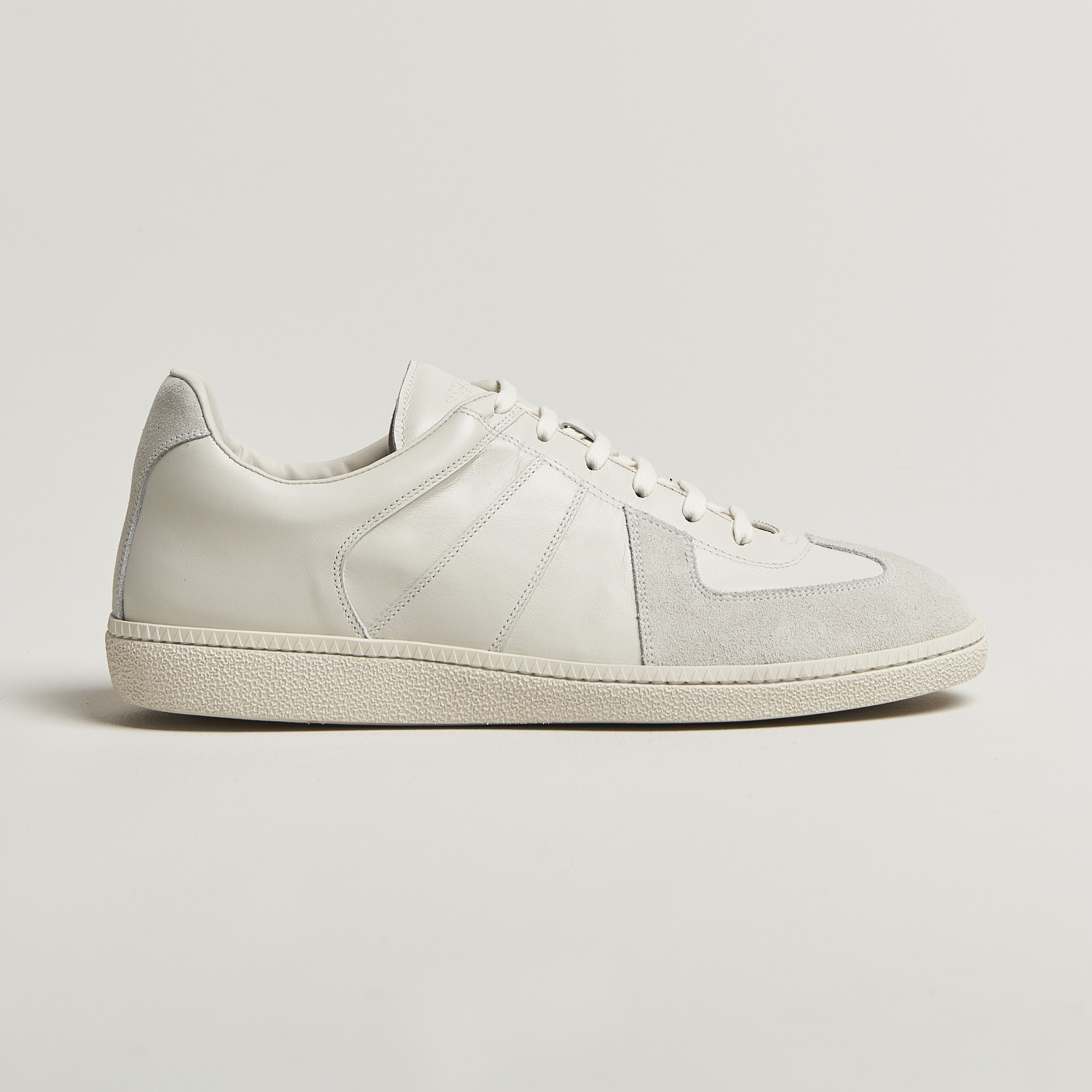 Sweyd Nappa/Suede Army Trainer White | Man - CareOfCarl.nl