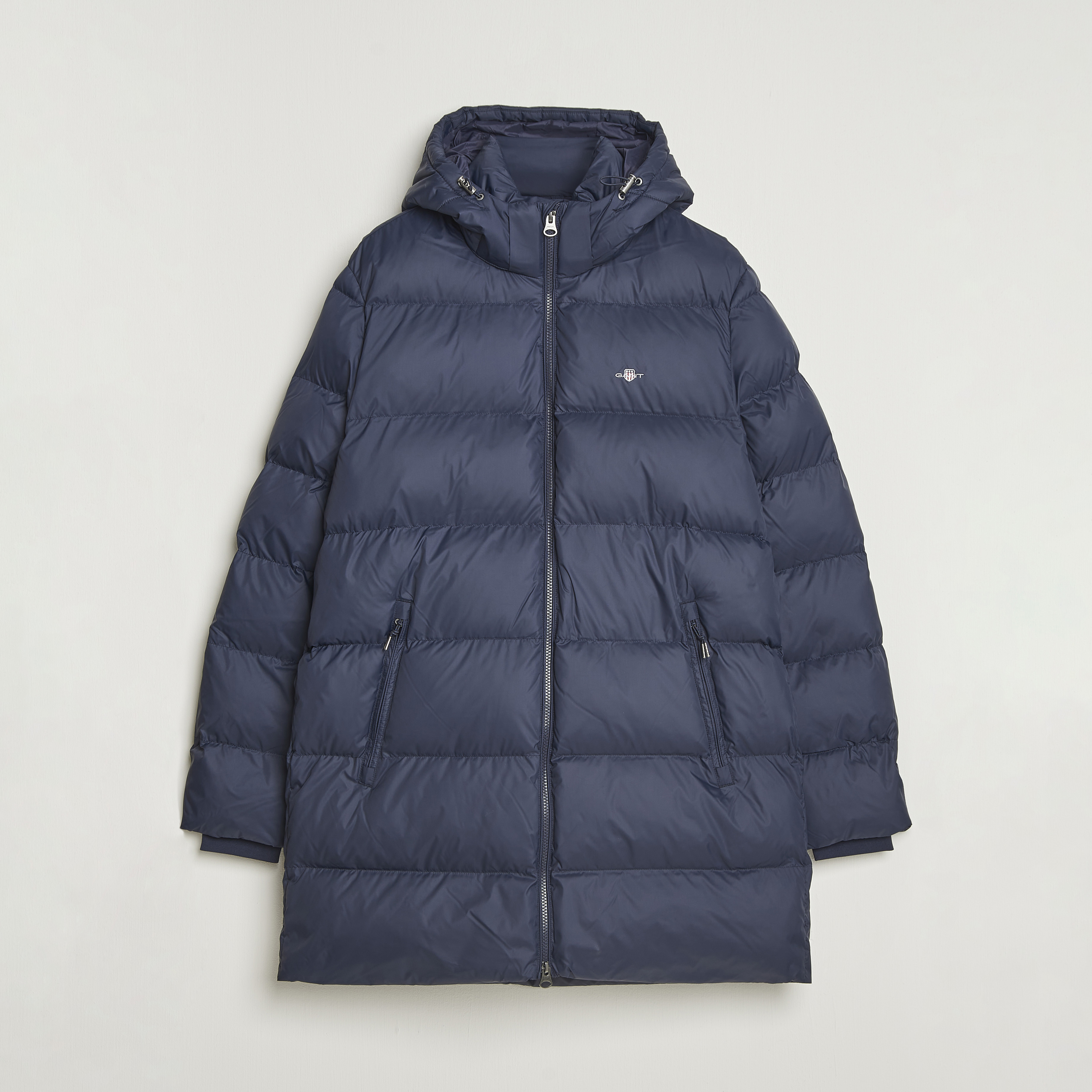 GANT The Active Cloud Mid Length Jacket Evening Blue | Man - CareOfCarl.nl