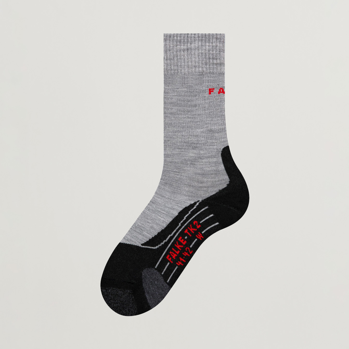 Falke Sport TK2 Explore Trekking Socks Light Grey | Man - CareOfCarl.nl