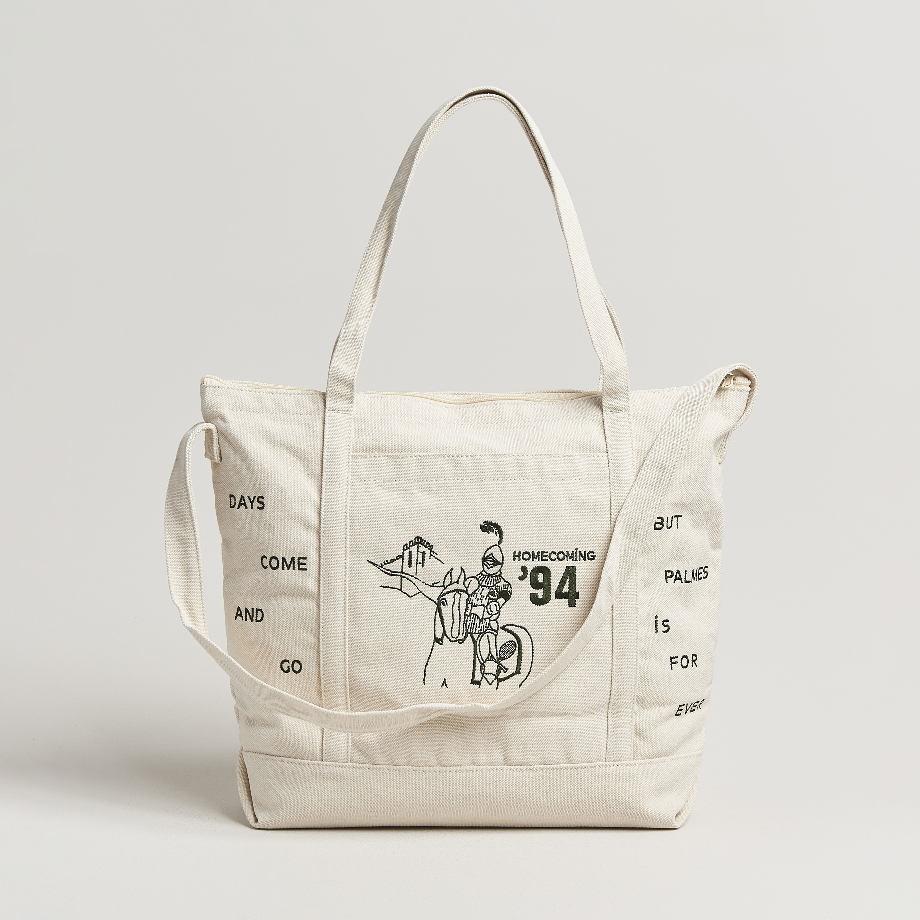 Palmes Forever Tote Bag Off White | Man - CareOfCarl.nl