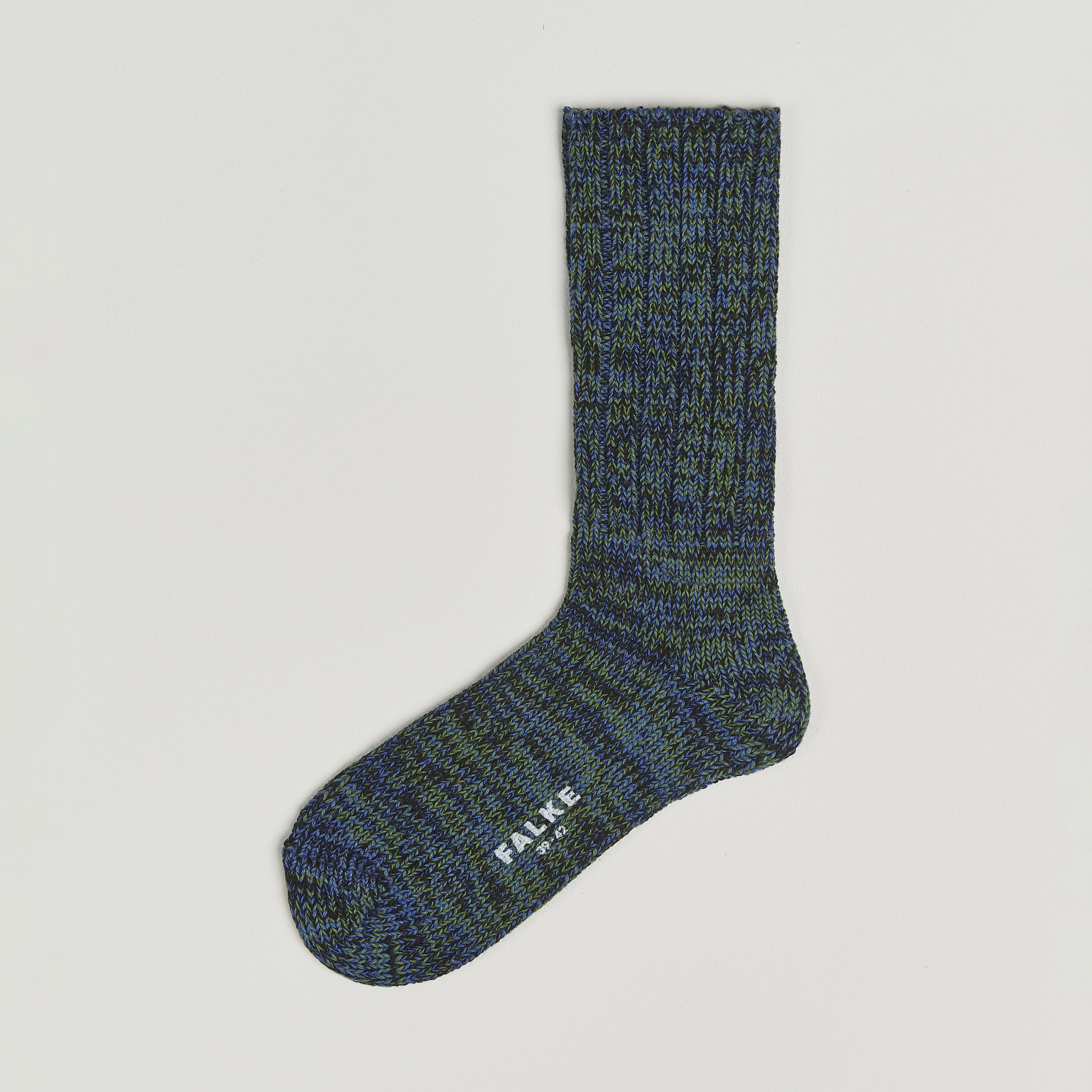 Falke Brooklyn Cotton Sock Water Blue | Man - CareOfCarl.nl
