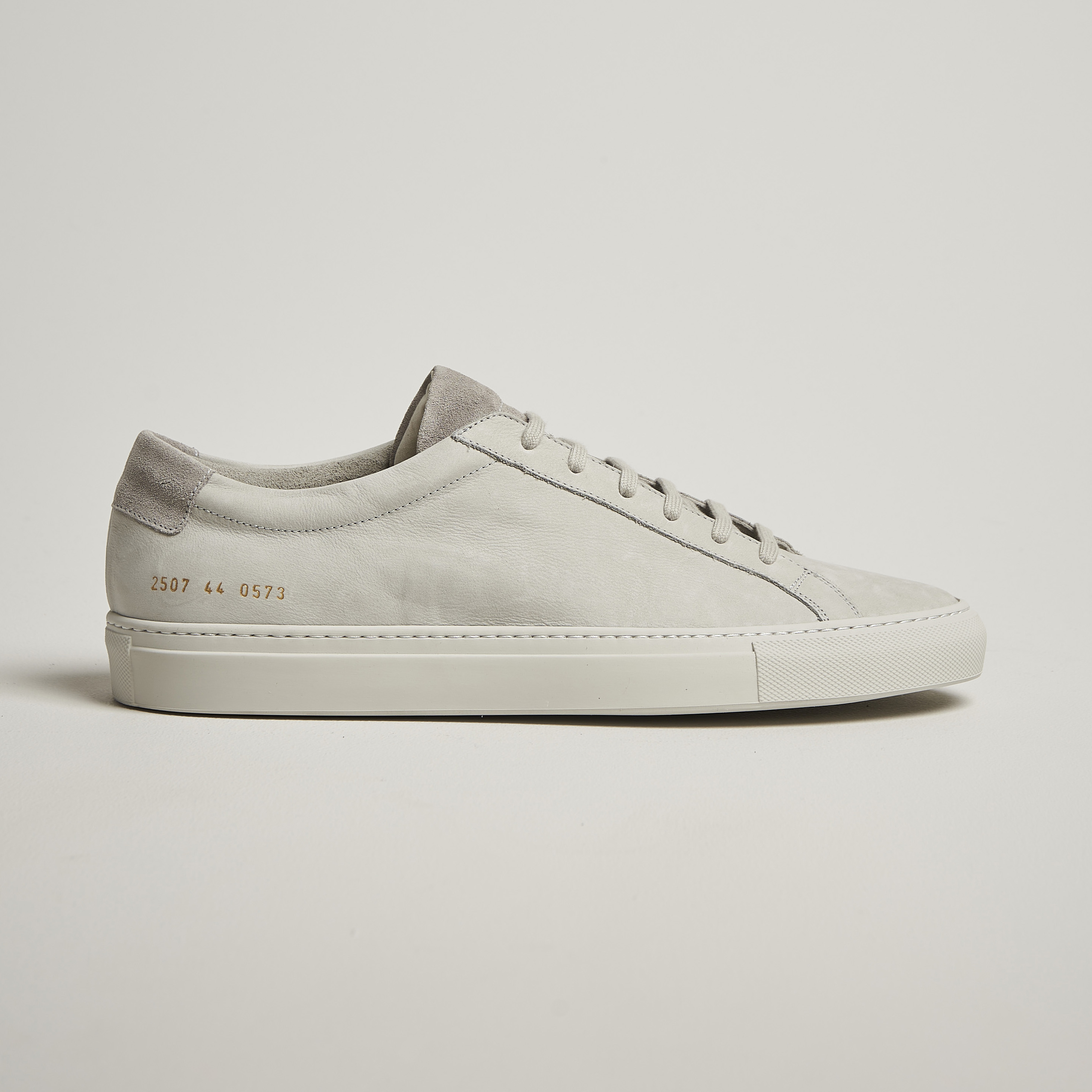 Common Projects Original Achilles Nubuck Sneaker Light Grey | Man - CareOfC
