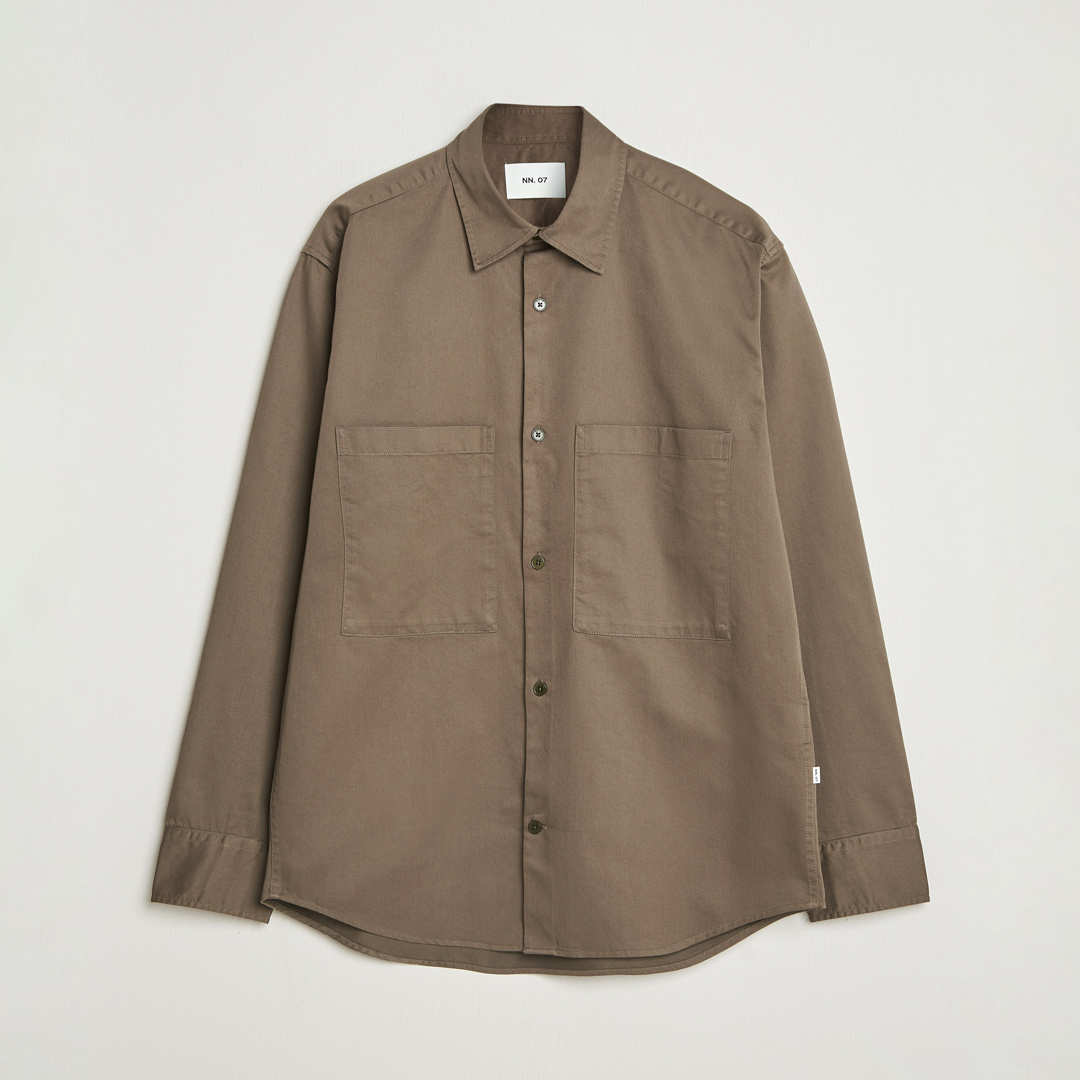 NN07 NN07 Freddy Tencel Workwear Shirt Mable Husk | Man - CareOfCarl.nl