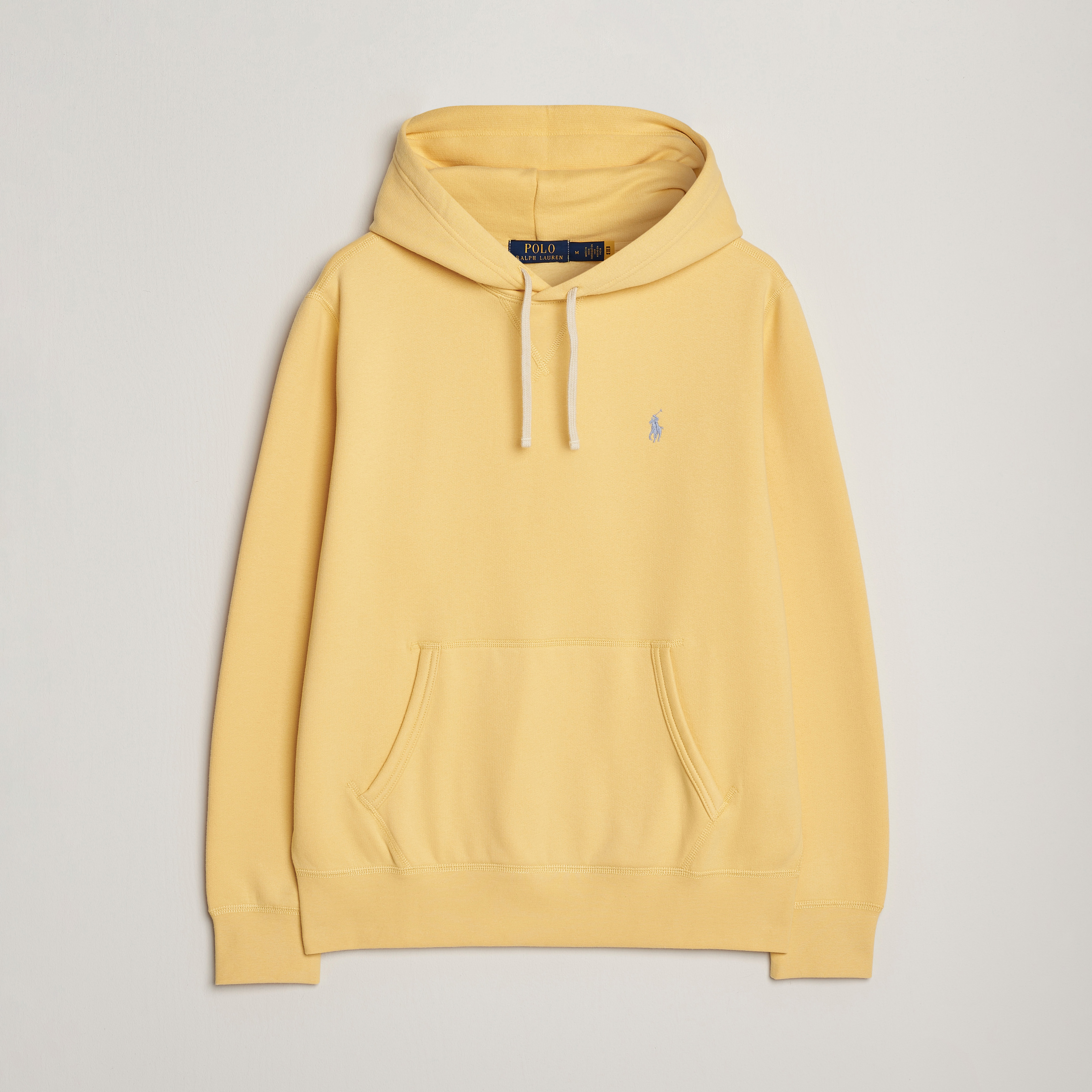 Polo Ralph Lauren RL Fleece Hoodie Corn Yellow | Man - CareOfCarl.nl