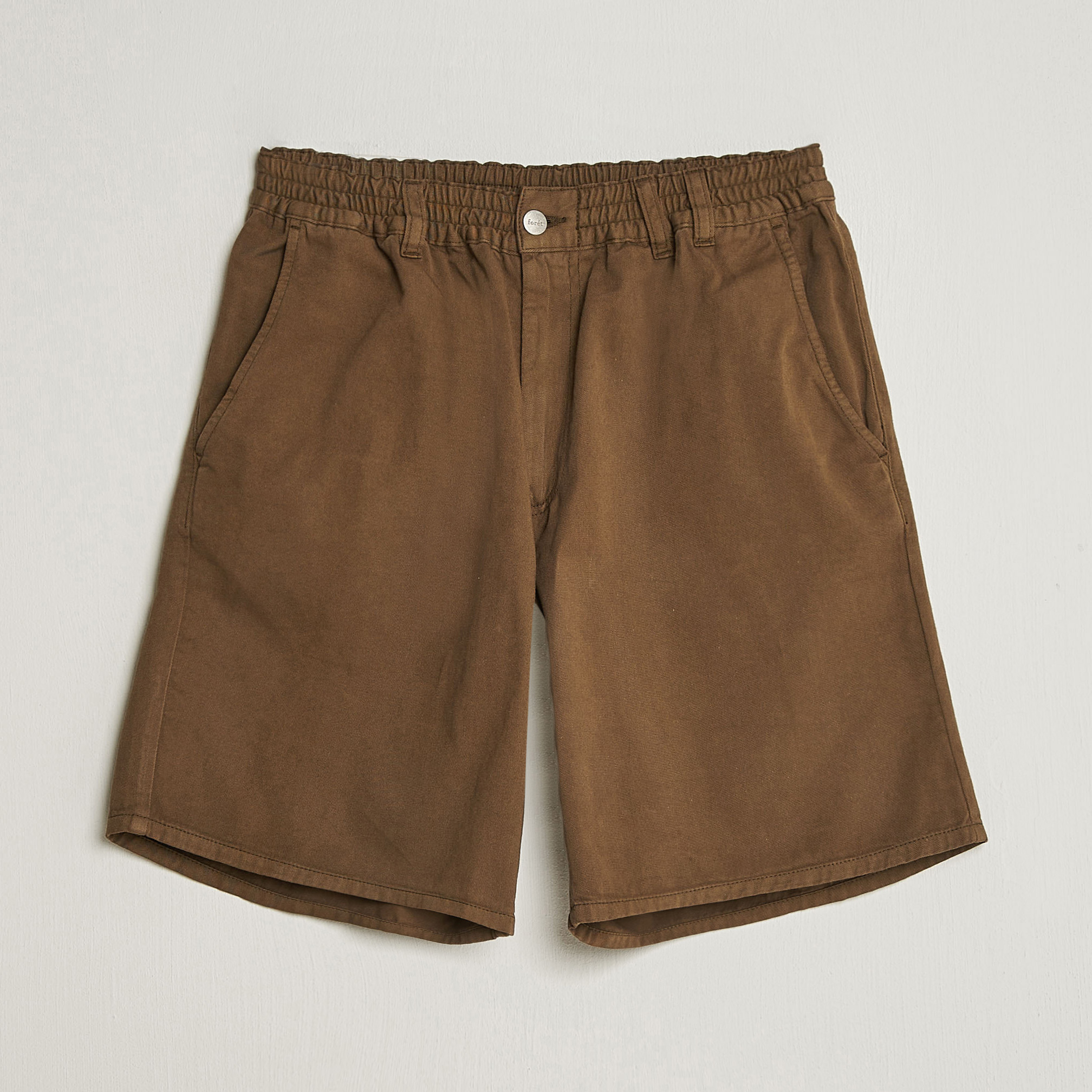 Forét Clay Light Shorts Algae Green | Man - CareOfCarl.nl