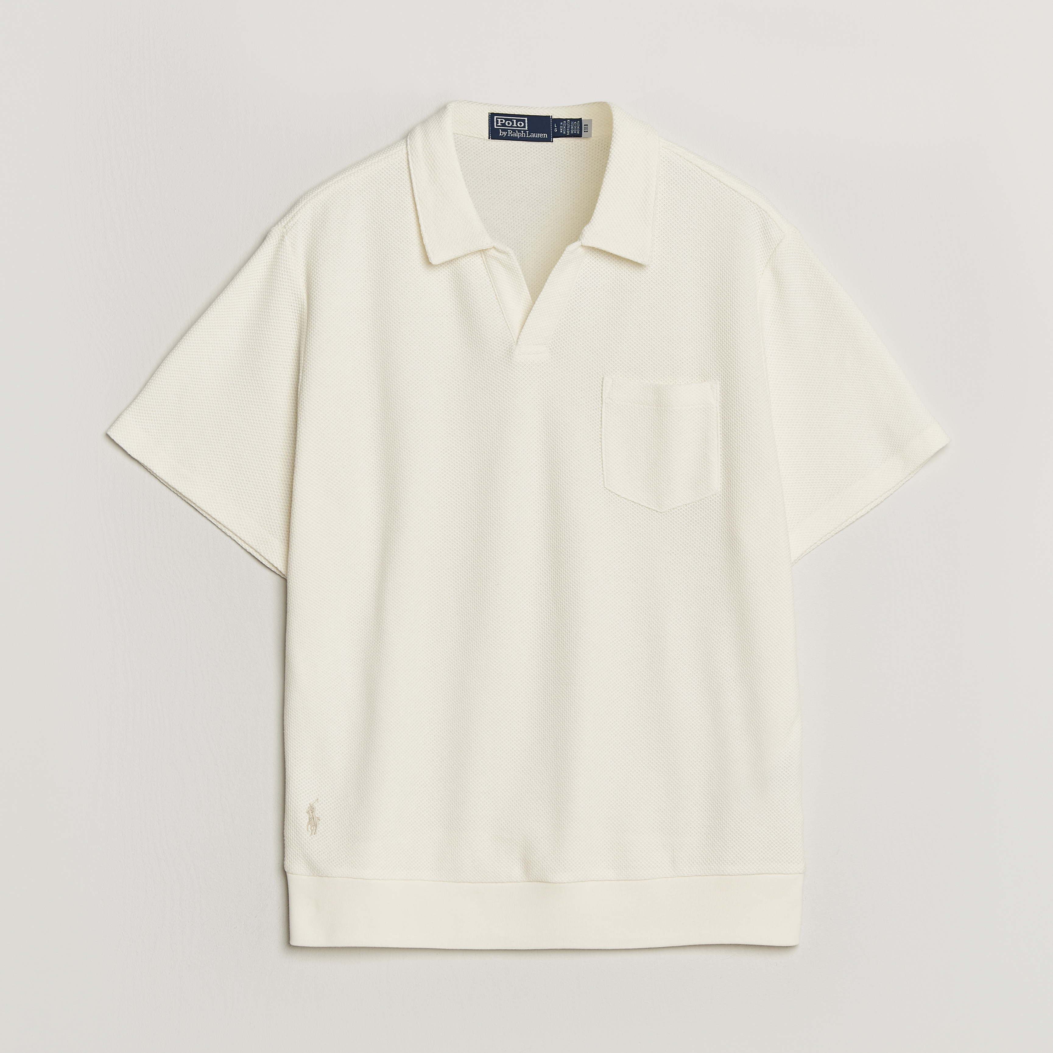Polo Ralph Lauren Knitted Polo Pale Cream | Man - CareOfCarl.nl