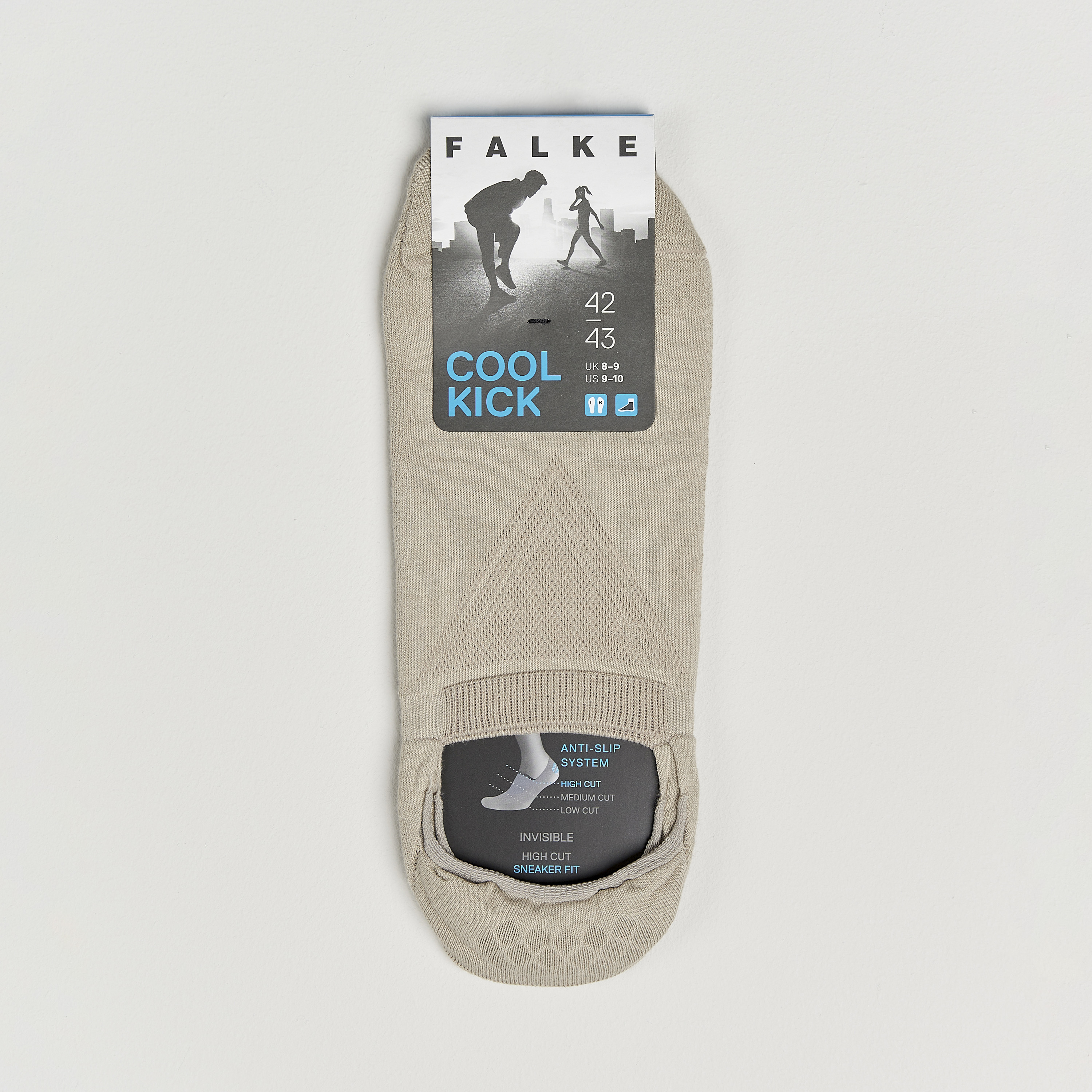 Falke Cool Kick Invisible Socks Beige | Man - CareOfCarl.nl