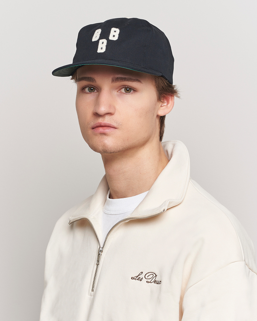 Ebbets Field Flannels Made in USA Birmingham Black Barons Vintage Cap Black